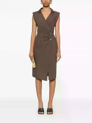Patrizia Pepe Wrap Shirt Dress