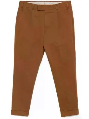 PT TORINO Tapered Trousers - Brown
