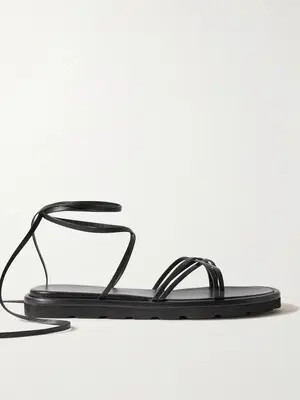 Women's Knotted Leather Sandals
