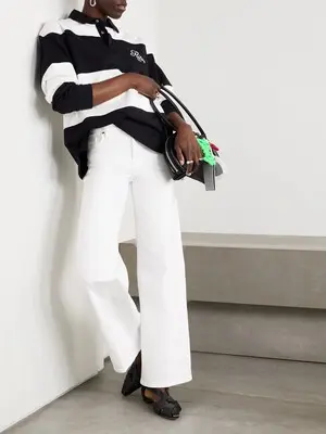 FRAME Le Slim Palazzo High-rise Wide-leg Jeans