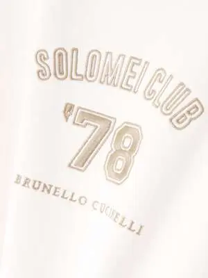 Brunello Cucinelli Embroidered Cotton-jersey T-shirt