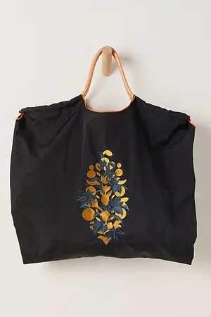 Free People Blooming Buti Tote Bag - Black