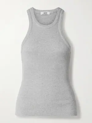 AGOLDE Rayne Ribbed Tank - Gray