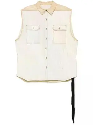 Rick Owens Sl Tommy Jumbo Gilet - White