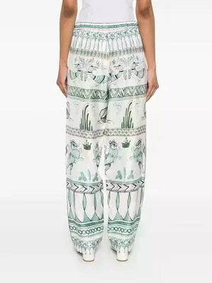 Fabiana Filippi Silk Trousers - White