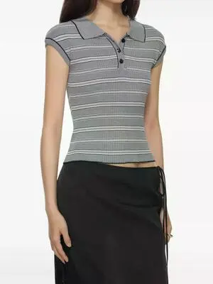 LOW CLASSIC Knitted Polo Shirt