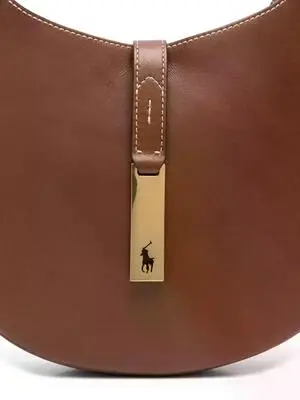 Polo Ralph Lauren Polo Id Leather Shoulder Bag - Brown