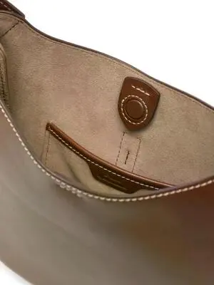 Polo Ralph Lauren Polo Id Leather Shoulder Bag - Brown