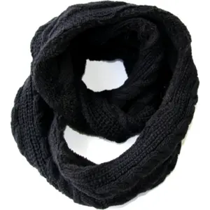 NIRVANNA DESIGNS Trinitas Lined Infinity Scarf - Black