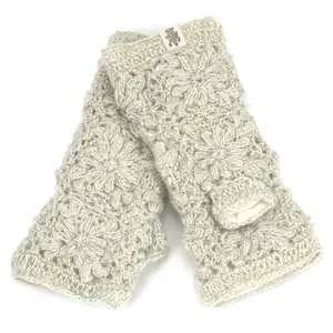 NIRVANNA DESIGNS Metal Vein Handwarmers - White/gold