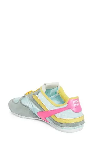 Miu Miu Gymnasium Low-top Sneakers - Anice/ Fuxia