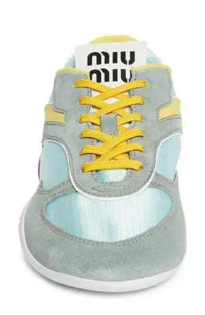 Miu Miu Gymnasium Low-top Sneakers - Anice/ Fuxia