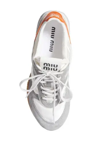 Miu Miu Gymnasium Low-top Sneakers - White