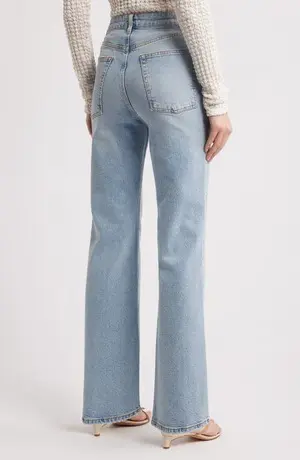 FRAME The Pixie Arrow High-waist Bootcut Jeans