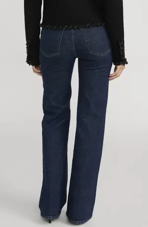 FRAME The Pixie Arrow High-waist Bootcut Jeans - Taboo