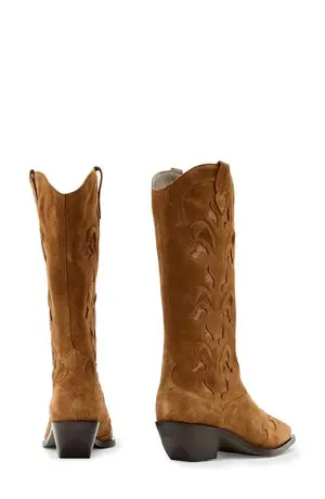 ALLSAINTS Dolly Western Boots - Etch Tan Brown
