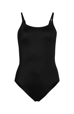 LANDS' END D-cup Tugless Thin Strap One Piece Swimsuit