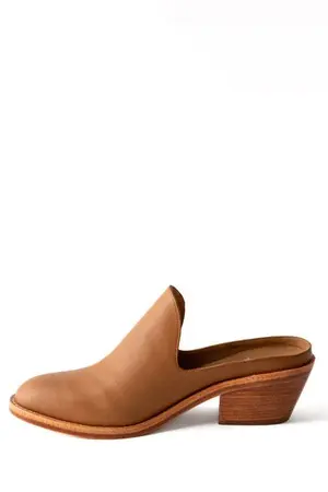FORTRESS Michelle Heeled Mule - Caramel