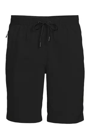 LANDS' END 9" Volley Hydroliner Swim Trunks - Black