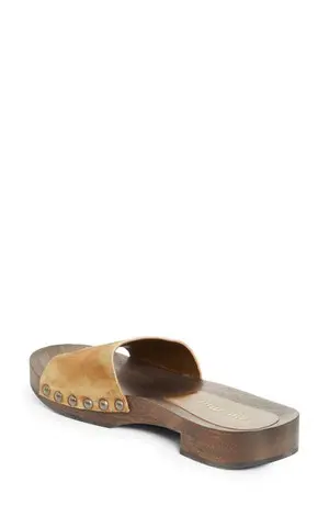 Miu Miu Clog Slide Sandal - Cannella