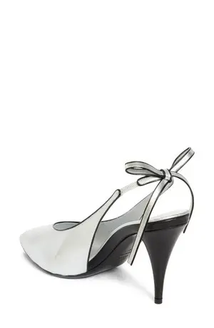 Miu Miu Pointed Toe Slingback Pumps