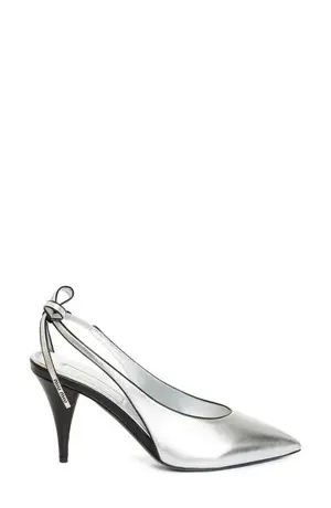 Miu Miu Pointed Toe Slingback Pumps
