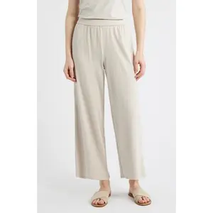 Eileen Fisher Raw Edge Hem Pants For Women