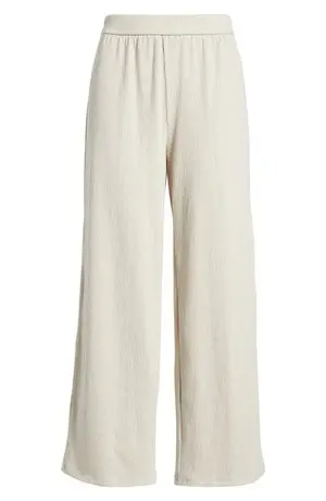 Eileen Fisher Jersey Ankle Wide Leg Pants