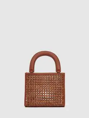 REFORMATION Emma Mini Bag - Brown