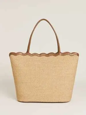 REFORMATION Isabella Raffia Tote - Natural Raffia