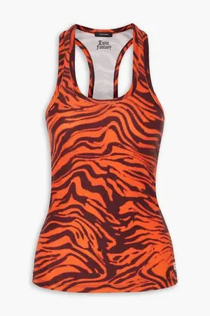 TWIN FANTASY Tiger-print Tank