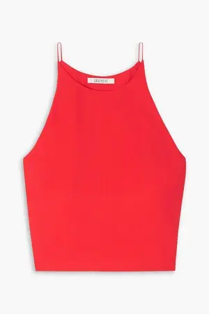 Gauchere Cropped Twill Camisole