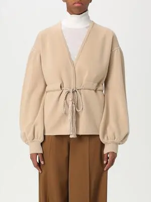 Max Mara Belted Cardigan - White