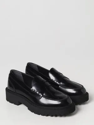 Hogan Leather Platform Loafers