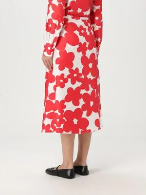 Marni Floral Print Midi Skirt