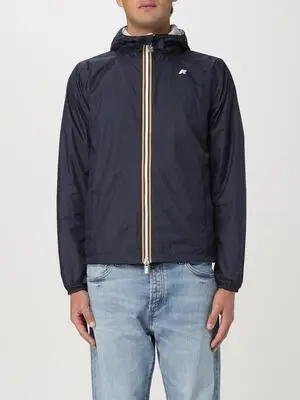 K-WAY K-Way Zip Up Hooded Jacket Blue 2