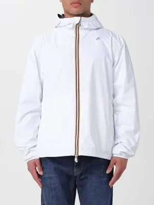 K-WAY Zip Up Hooded Jacket - White