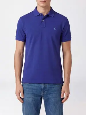 Polo Ralph Lauren Short-sleeved Cotton Polo Shirt With Embroidered Pony Logo - Beige