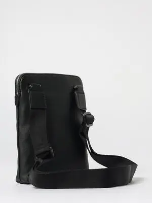 BOSS Leather Shoulder Bag - Black