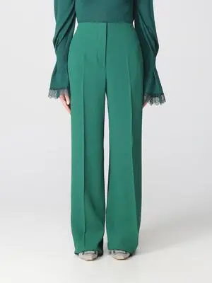 Alberta Ferretti Tailored Wide Leg Trousers - Green