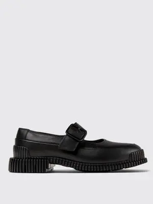 Camper Buckled Ballet Flats - Black
