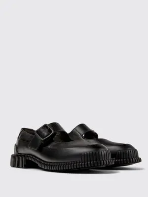 Camper Buckled Ballet Flats - Black