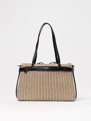 Dolce & Gabbana Dolce & Gabbana Woven Shoulder Bag Beige