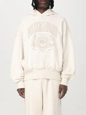 Dolce & Gabbana Emblem Hoodie - Cream