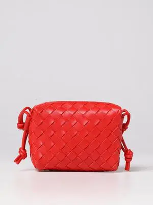 Bottega Veneta Bottega Veneta Mini Woven Bag Red