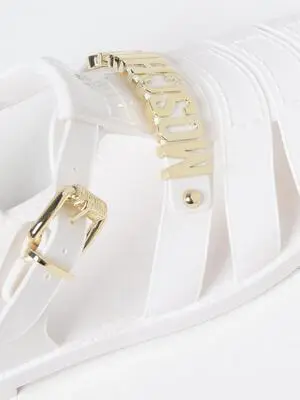 Moschino Flat Sandal - White