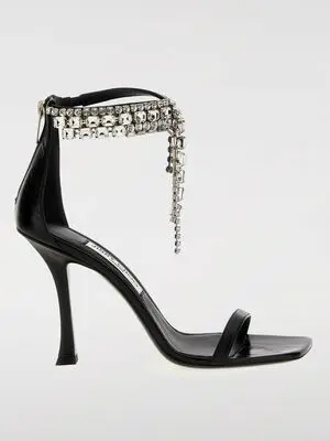 JIMMY CHOO Embellished Stiletto Heeled Sandals - Black