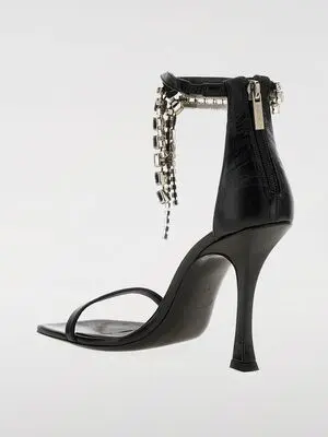 JIMMY CHOO Embellished Stiletto Heeled Sandals - Black