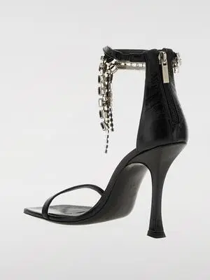 JIMMY CHOO Embellished Stiletto Heeled Sandals - Black