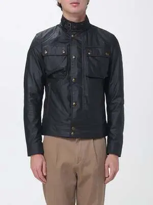 Belstaff Waxed Cotton Jacket - Blue